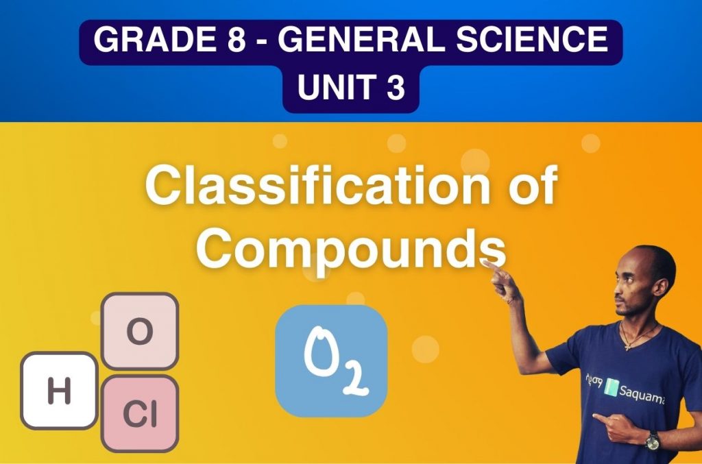 Grade 8 General Science Unit 3: Classification of Compounds - Saquama ...