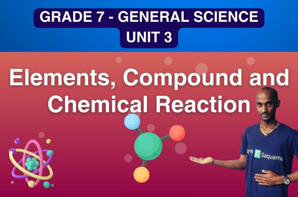 Grade 7 General Science Unit 3: Elements, Compound and Chemical ...