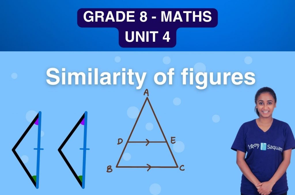 Grade 8 Maths Unit 4 : Similarity of figures - Saquama: Education in ...