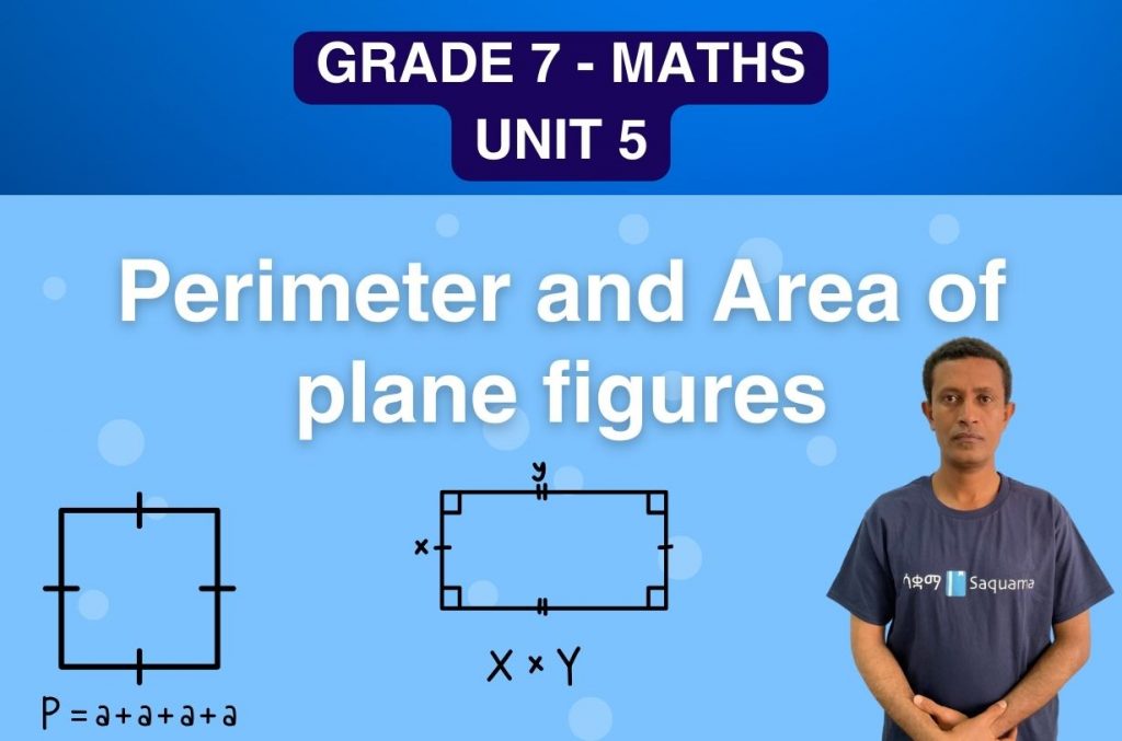 Grade 7 Maths Unit 5 : Perimeter and Area of plane figures - Saquama ...