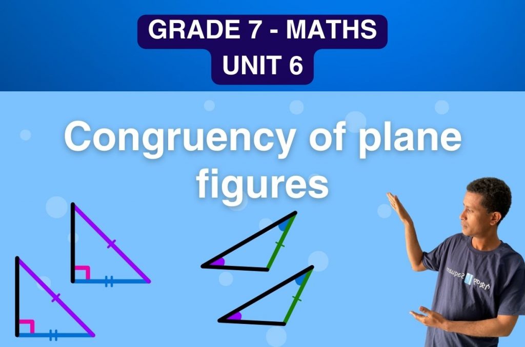 Grade 7 Maths Unit 6 : Congruency of plane figures - Saquama: Education ...